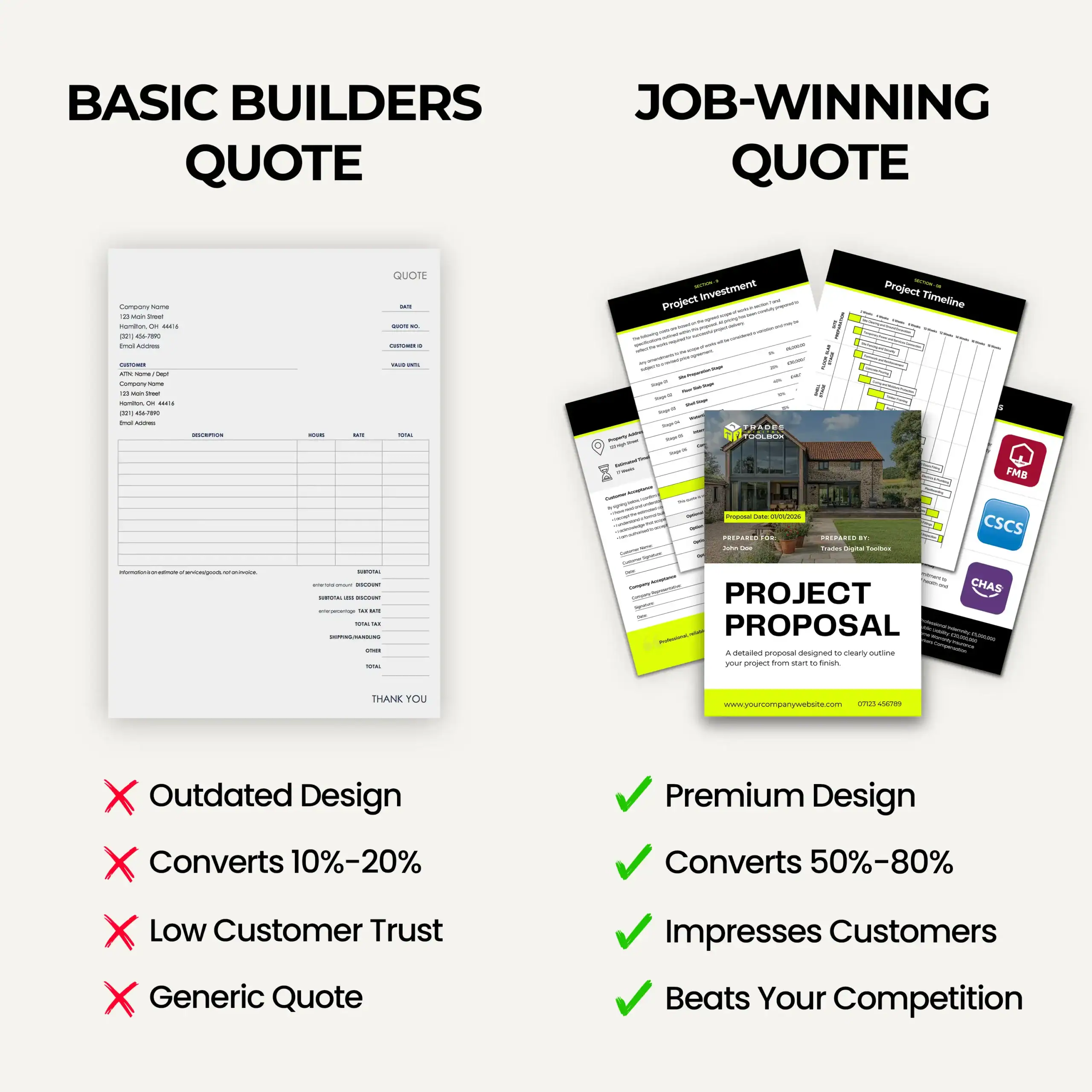 Job-Winning Contractor Quote | Win More Work With Better Quotes